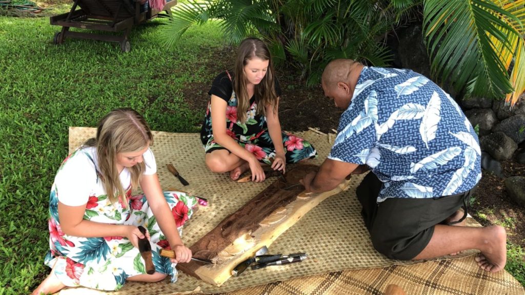 Polynesian Wood Carving In Hawaii - Aloha Adventure Farms